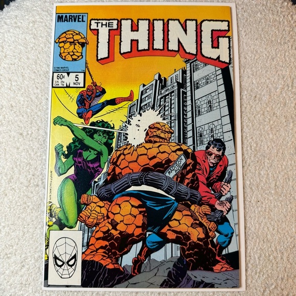 Marvel | Art | The Thing 5 Marvel 983 Spiderman Shehulk With Friends ...